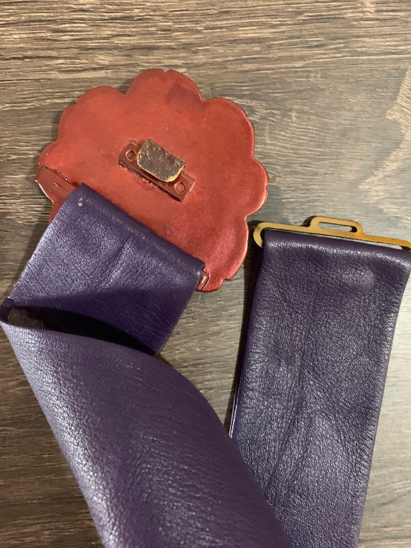 Vintage violet belt, Women's Fashion, Watches & Accessories, Belts on ...