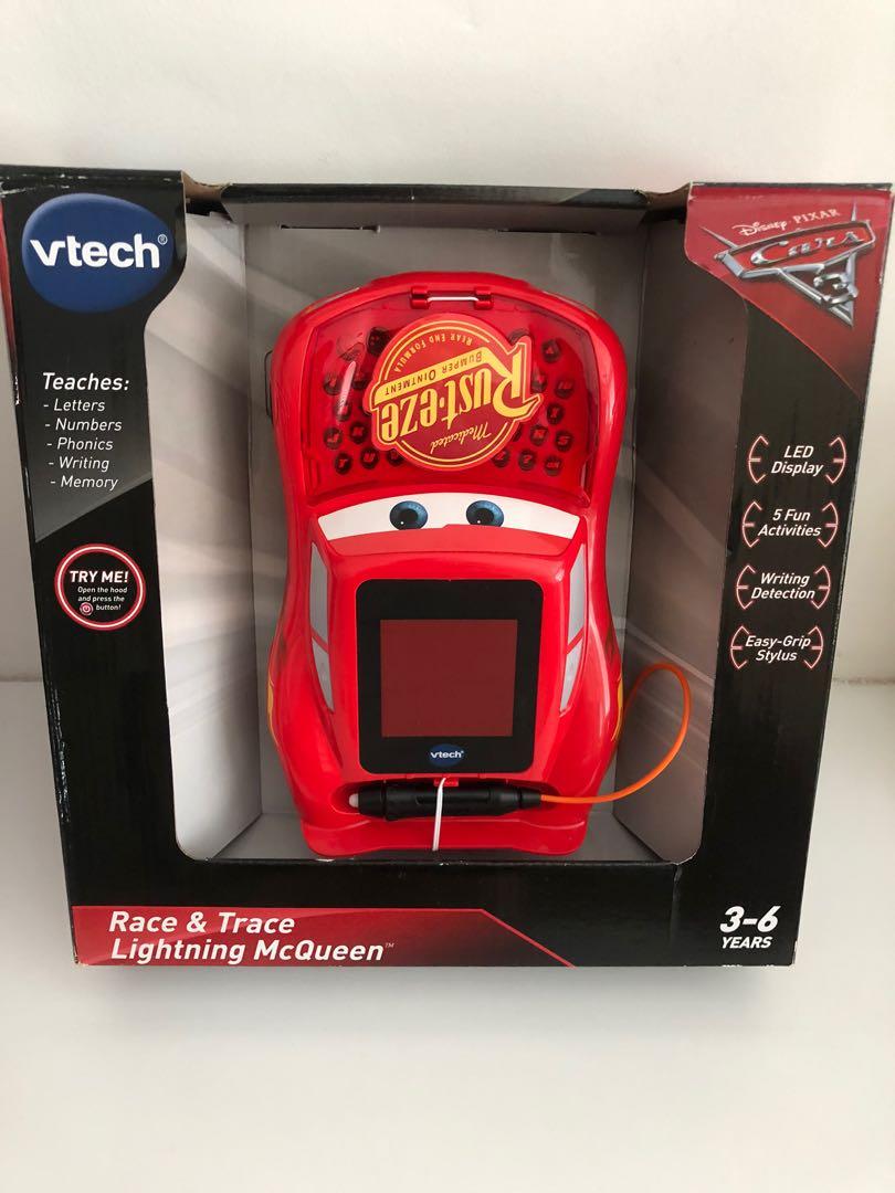 VTech Cars Race & Trace Lightning McQueen, Hobbies & Toys, Toys & Games ...