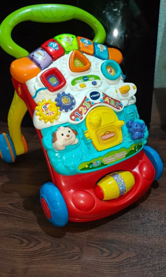 V-tech musical push walker, Babies & Kids, Infant Playtime on Carousell