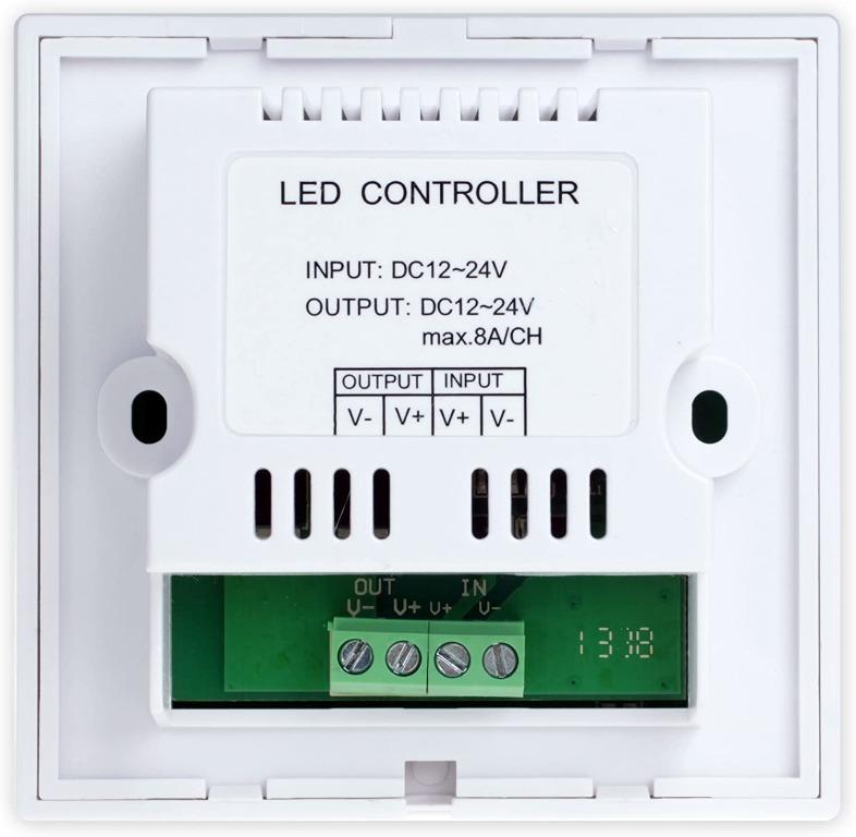 Wall Mount Touch Panel LED Controller Pulley Switch Dimmer for Single ...