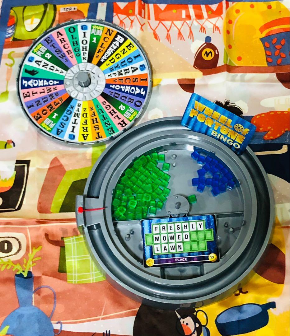 Wheel of Fortune Bingo, Hobbies & Toys, Toys & Games on Carousell