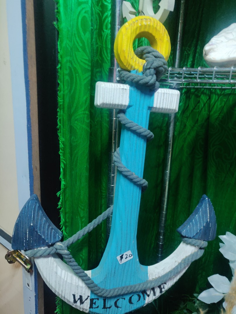 Wood Anchor Display, Furniture & Home Living, Home Decor, Wall Decor on ...