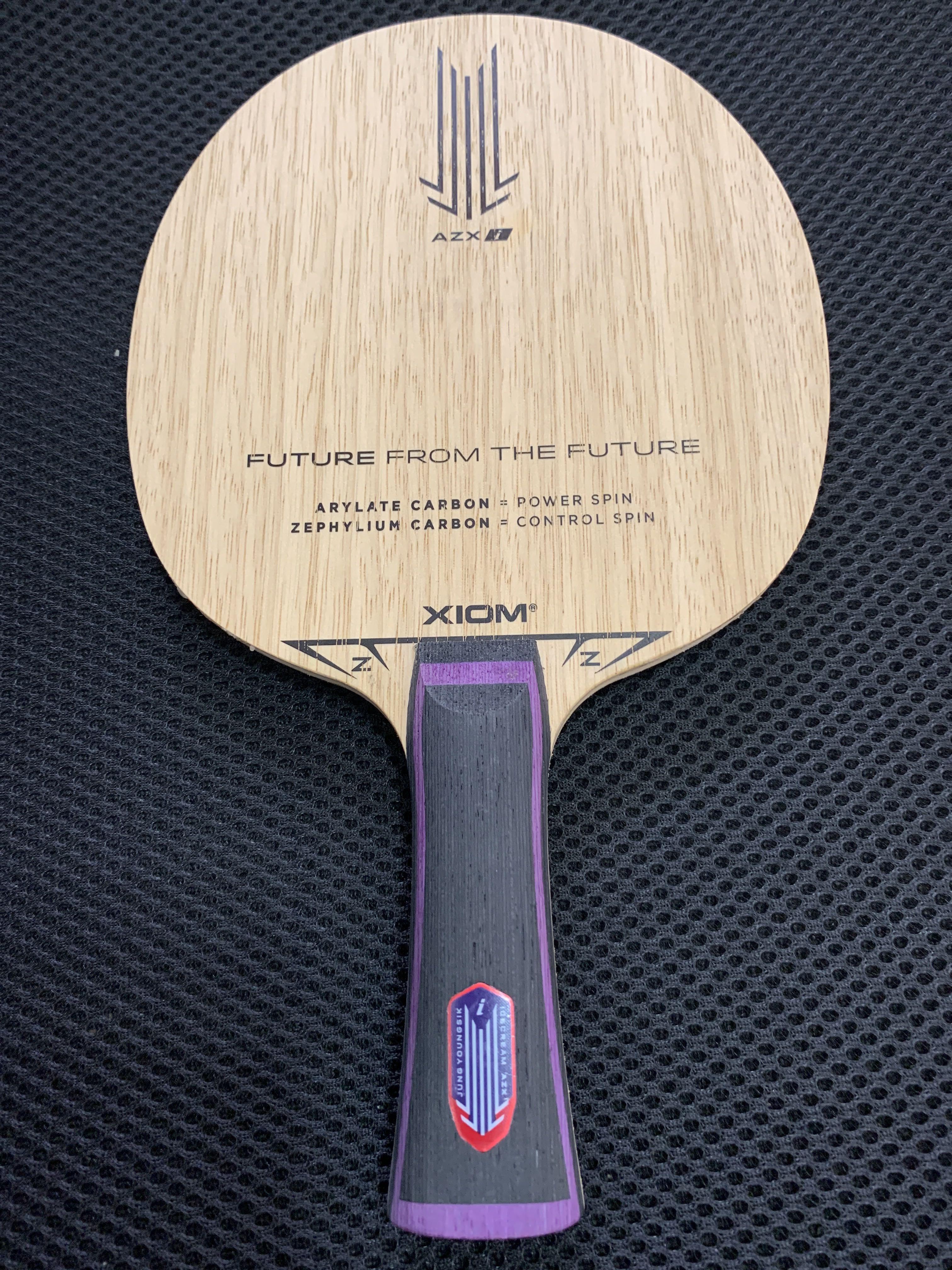 Xiom ice cream azxi table tennis racket, Sports Equipment, Sports ...