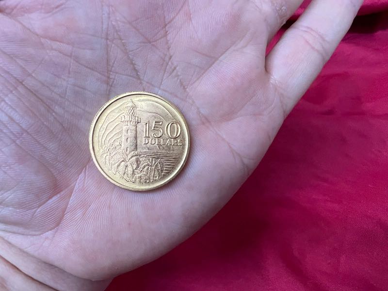 $150 gold coin, Hobbies & Toys, Memorabilia & Collectibles, Currency on ...