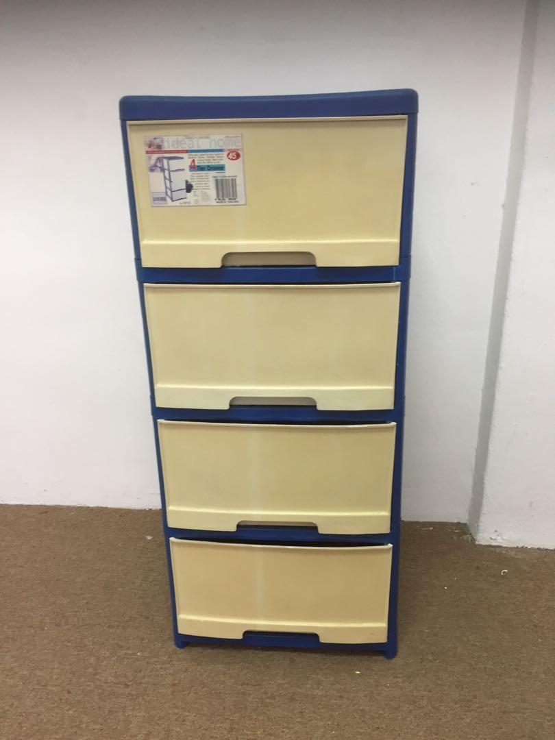 4-tier Drawer Unit, Furniture & Home Living, Furniture, Shelves ...