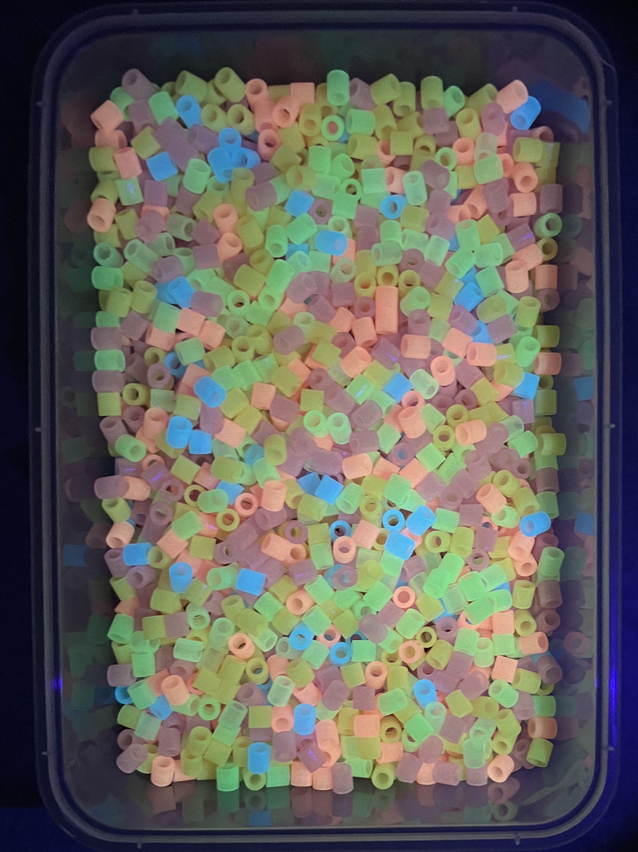 5mm Glow In the Dark Perler Brand Beads GITD, Hobbies & Toys ...