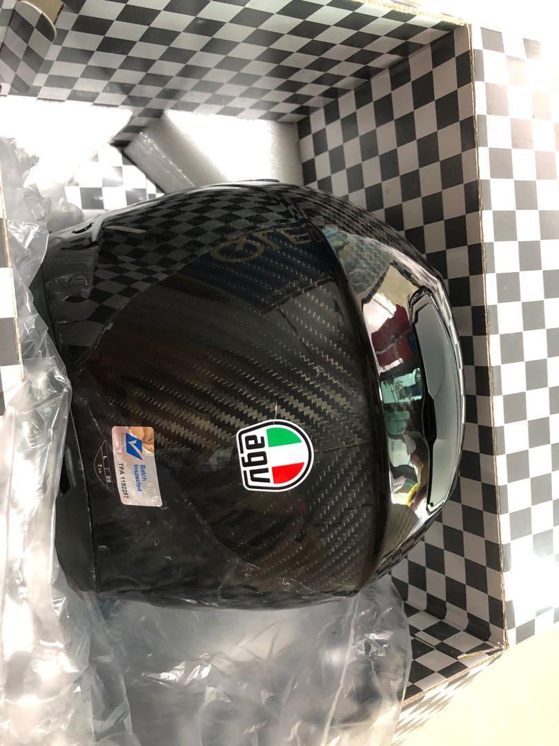 AGV sport modular glossy carbon, Motorcycles, Motorcycle Apparel on ...