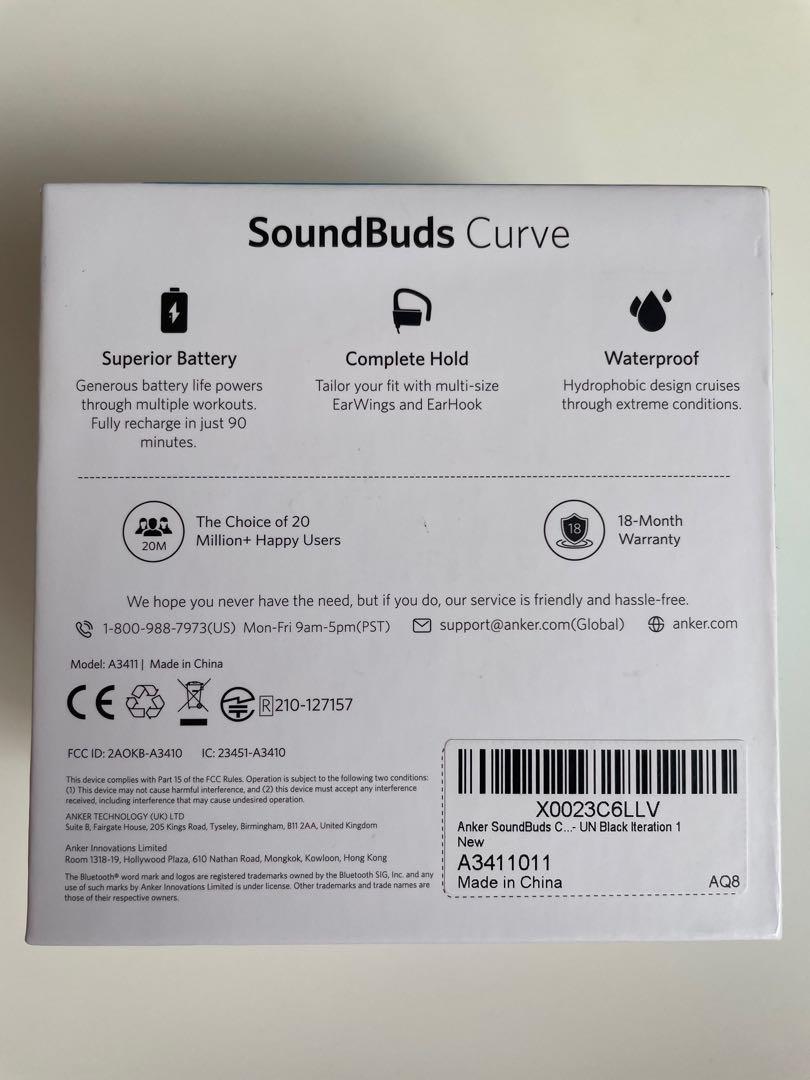 Anker SoundBuds Curve Bluetooth Earbuds, Audio, Earphones on Carousell