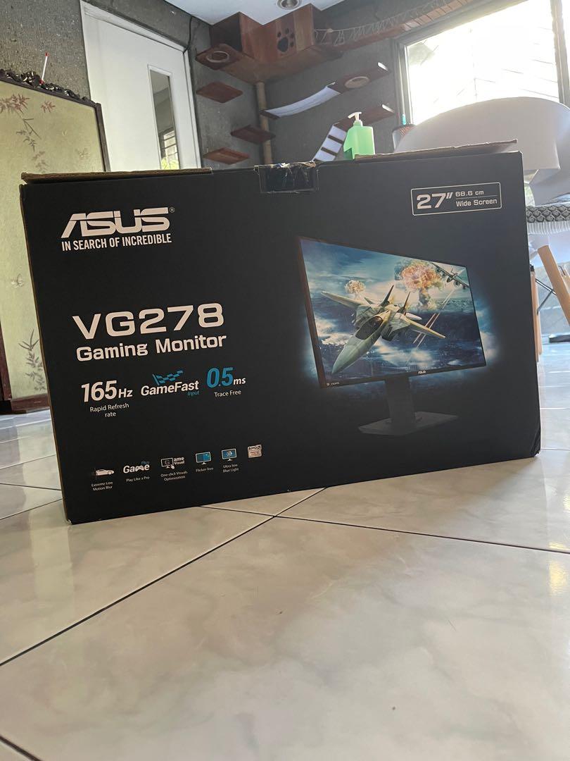 ASUS VG278 27-inch monitor with a 144Hz refresh rate, Computers & Tech ...