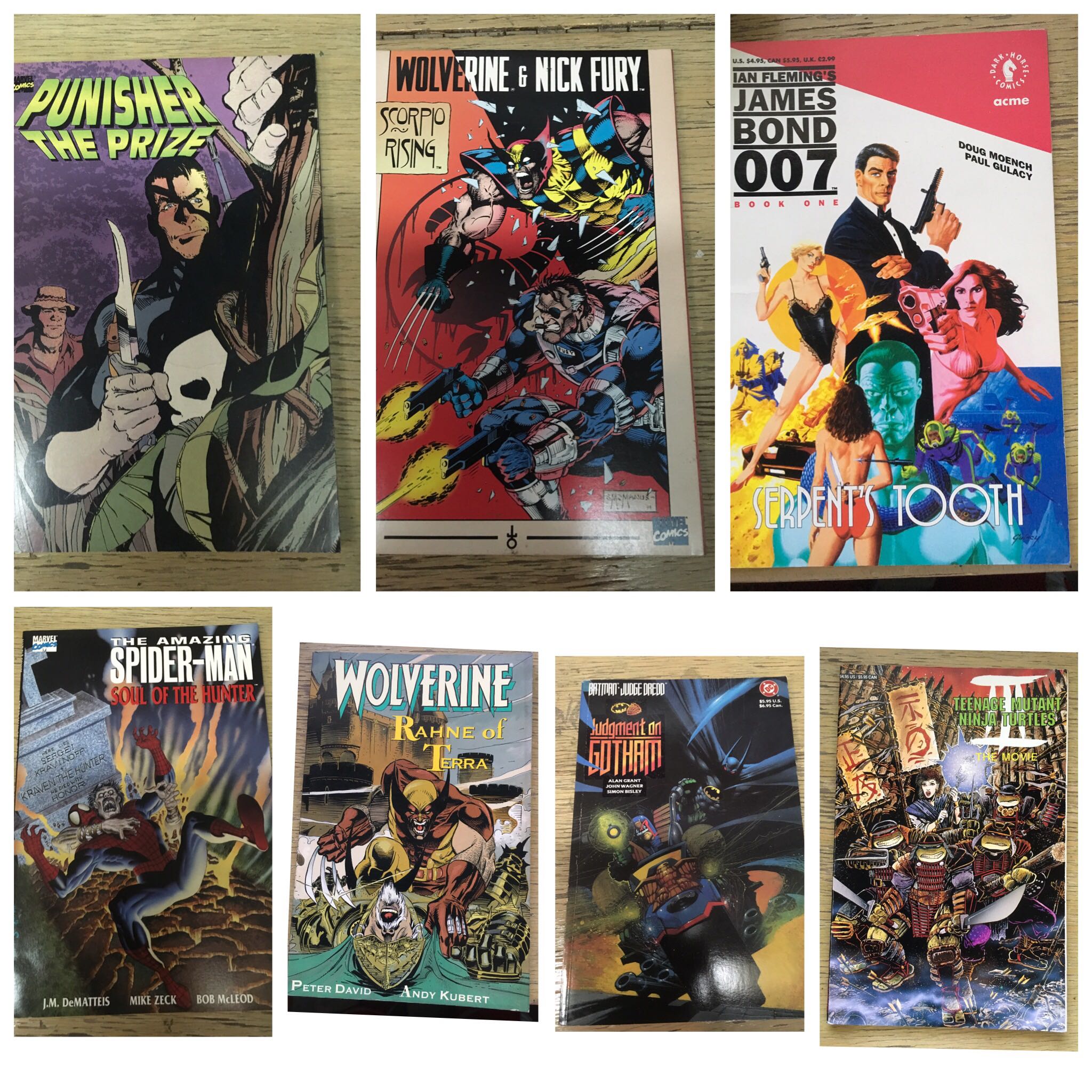 Batman Judge dredd / Teenage Mutant Ninja Turtles / James Bond ...