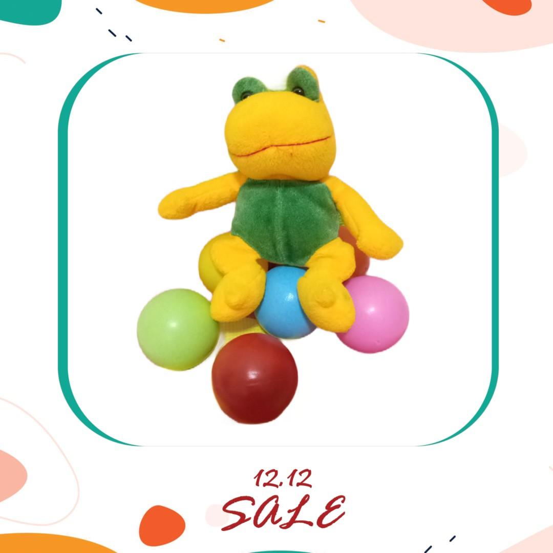 Boneka Kodok (Kuning-Hijau), Toys & Collectibles, Mainan di Carousell