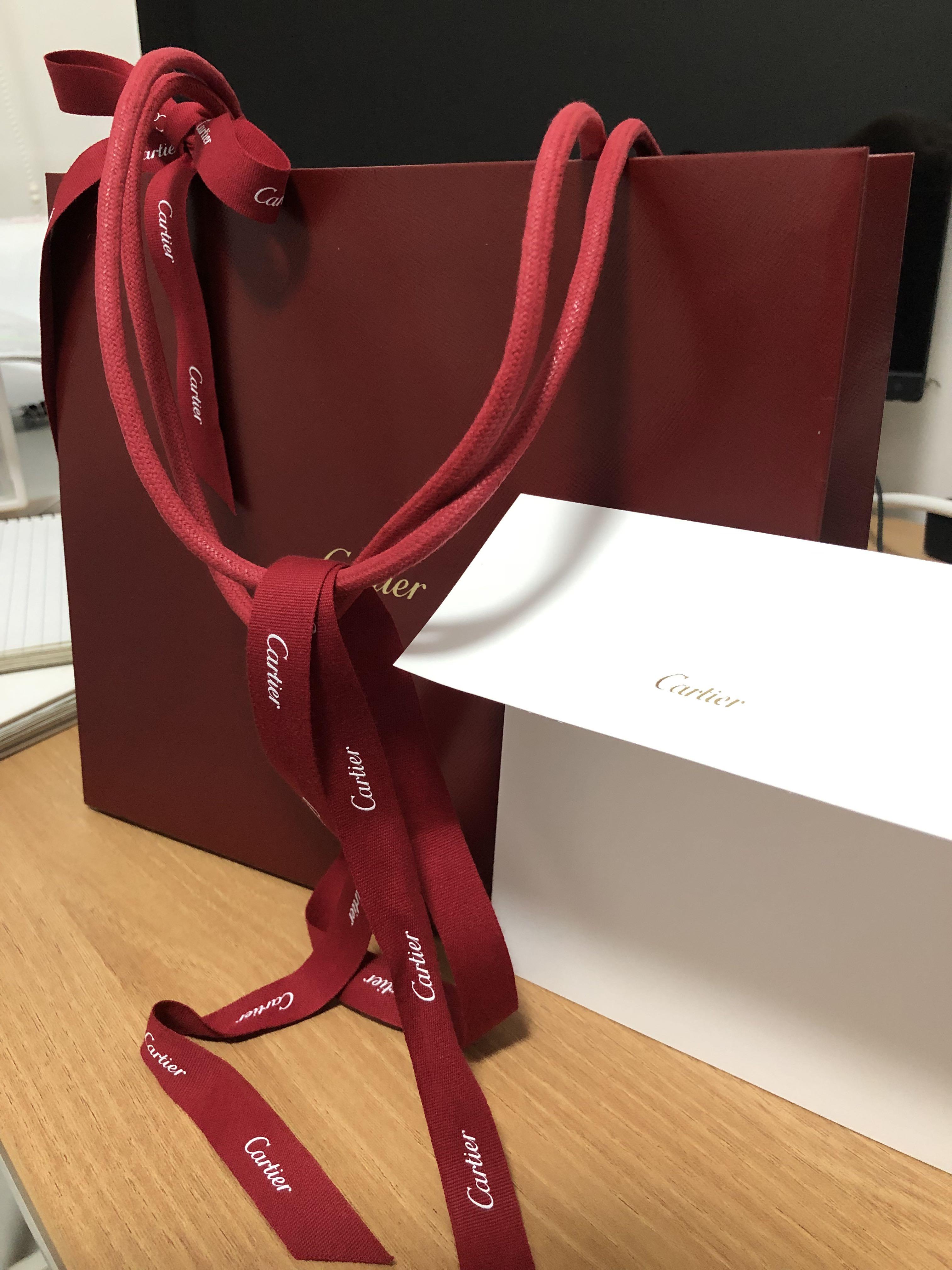 Cartier branded Paper Bag, Envelope, and ribbon, Luxury, Accessories on ...