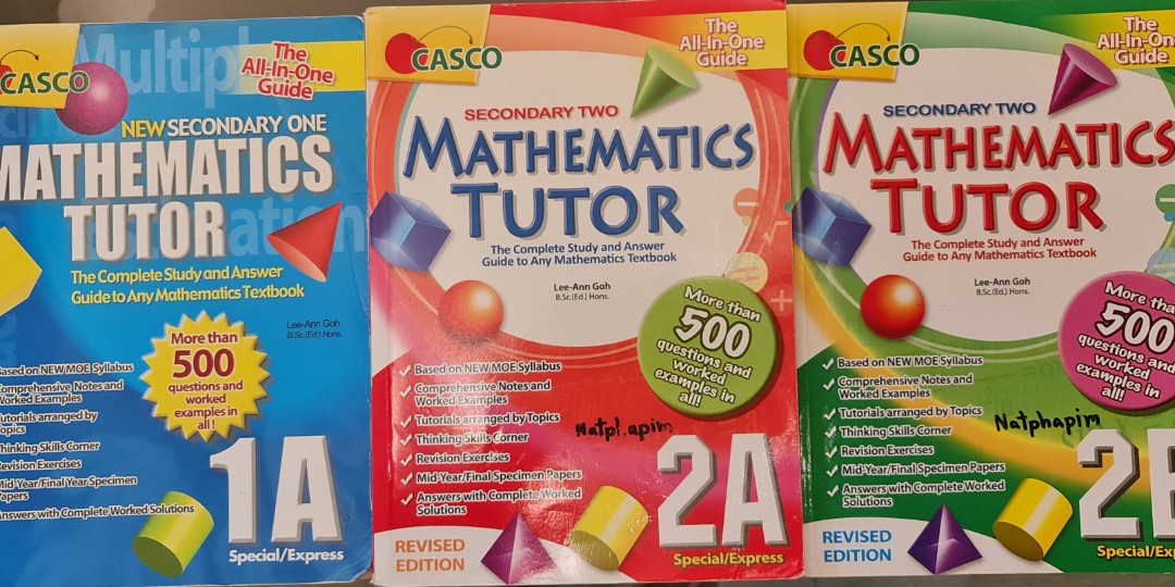 Casco Mathematics Tutor, 1A, (2A and 2B : SOLD), Hobbies & Toys, Books ...