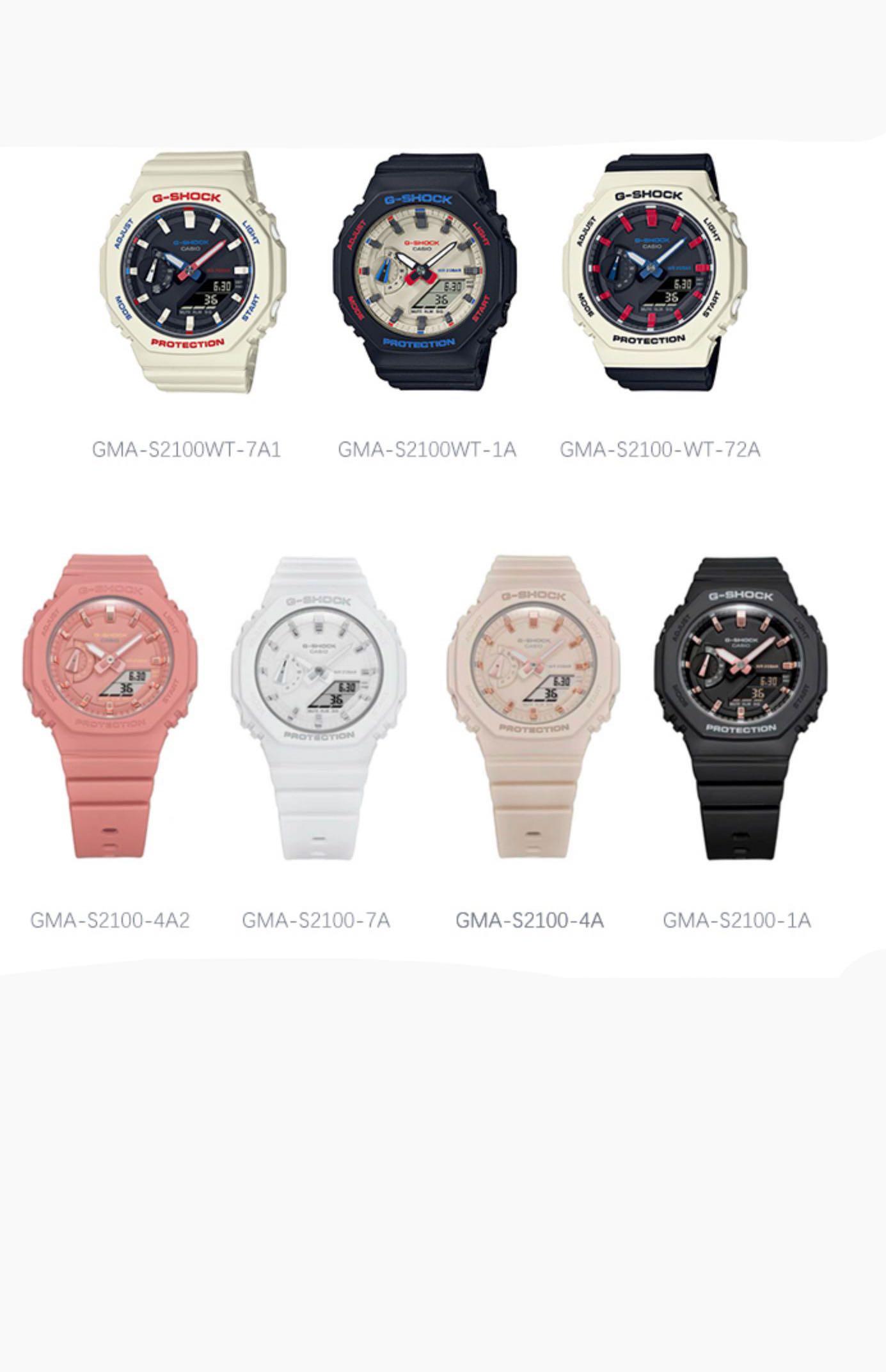 CASIO GSHOCK DIAMOND CRYSTAL mini gshock ga2100 S2100 gmas2100 GMA s ...