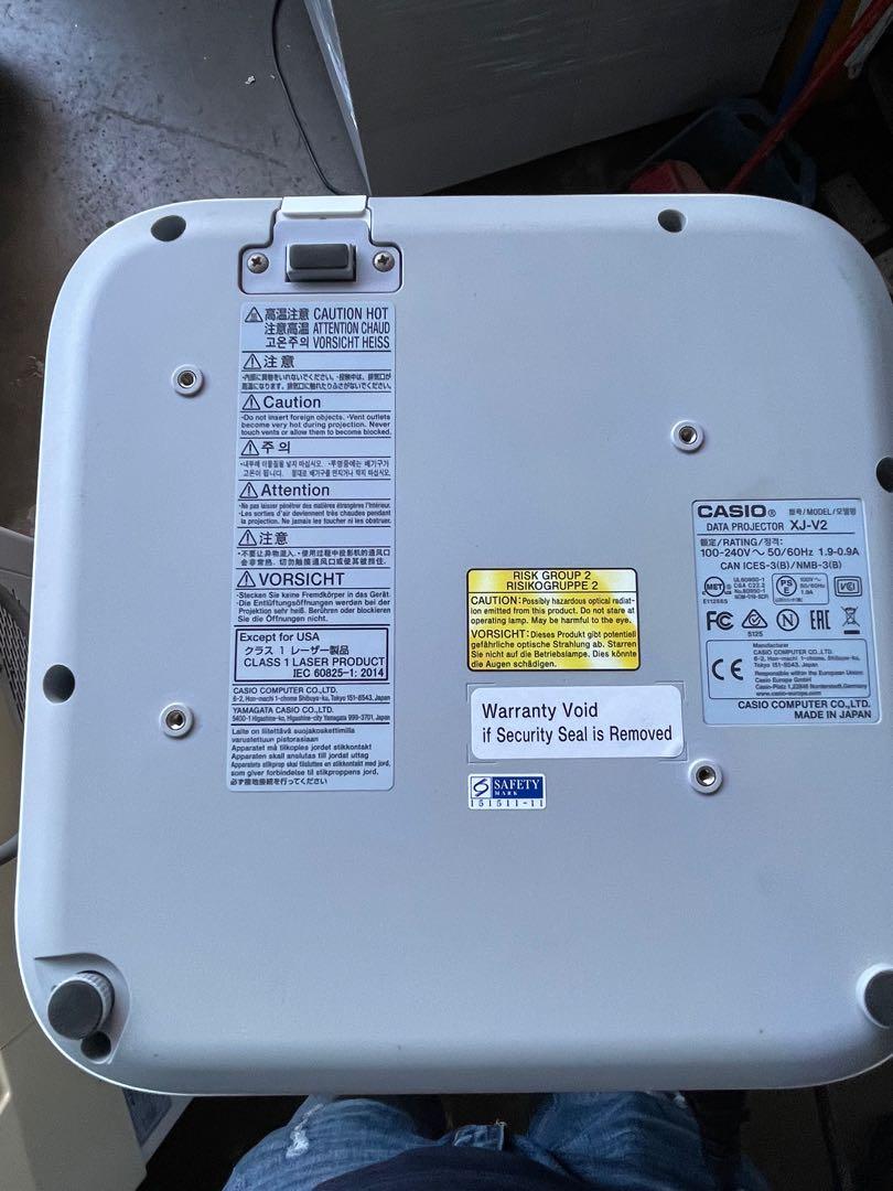 CASIO XJ-V2 Projecter, TV & Home Appliances, TV & Entertainment ...