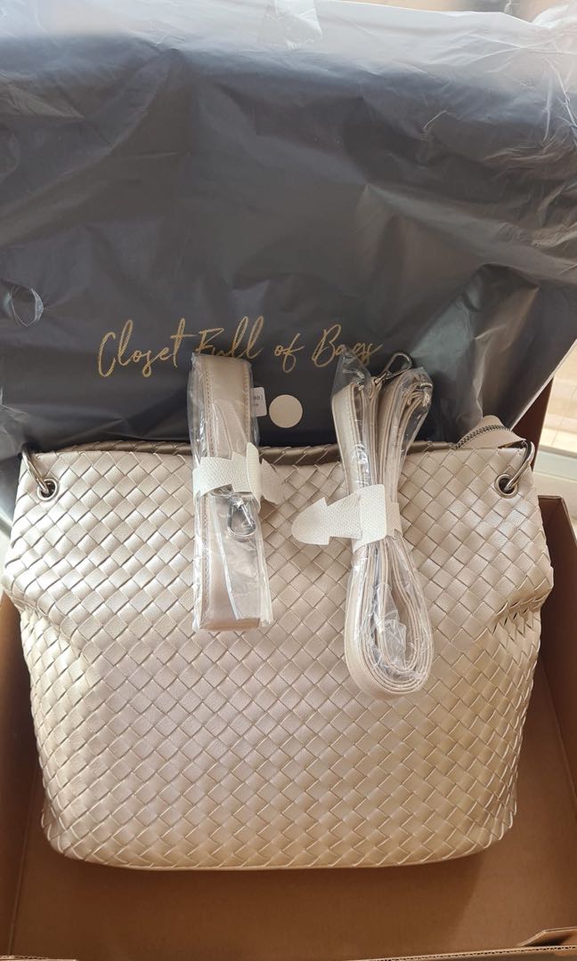 CFOB- Athena- Pearl White, Women's Fashion, Bags & Wallets, Shoulder ...