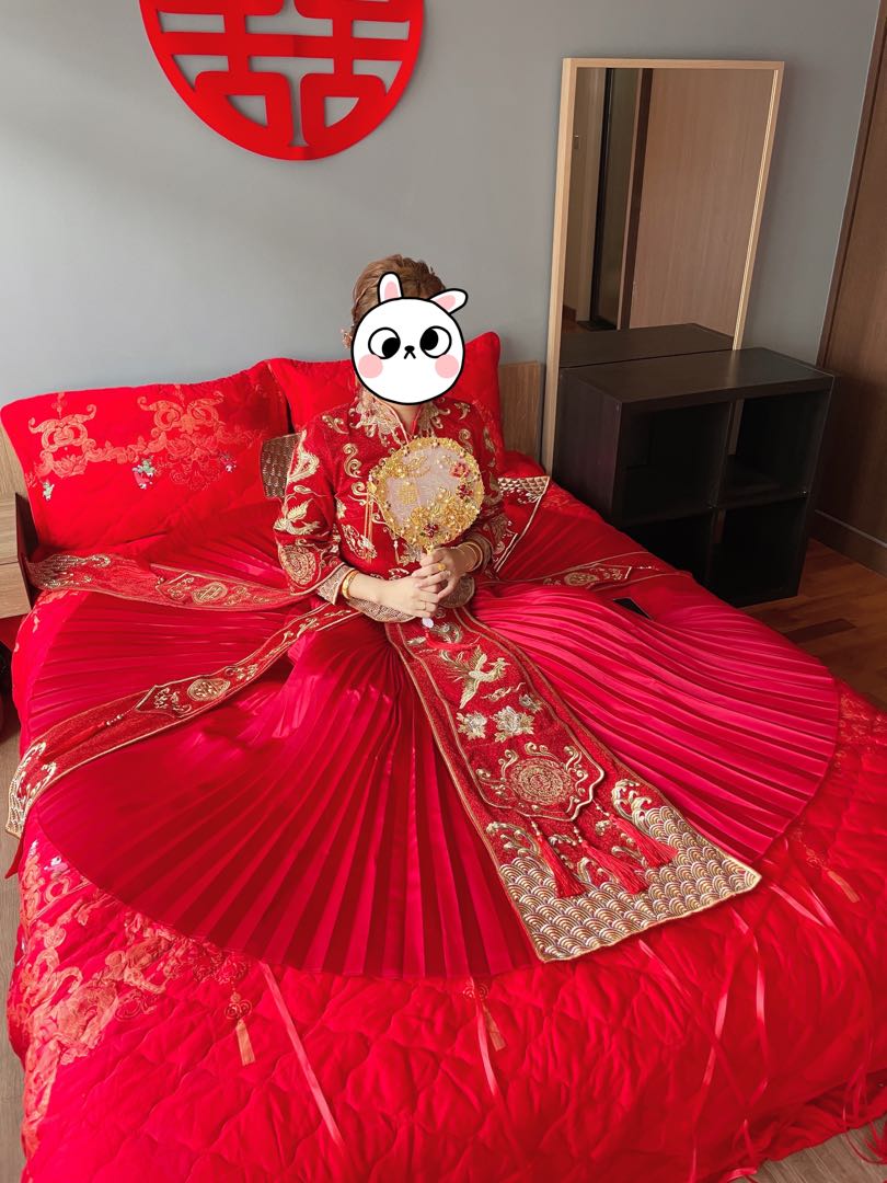 Chinese Kua set, Women's Fashion, Coats, Jackets and Outerwear on Carousell