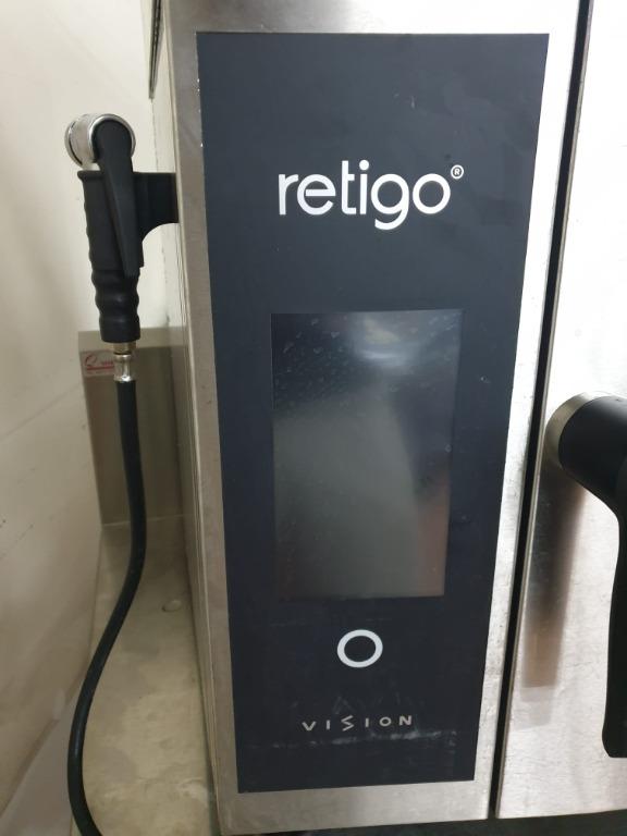 COMBI OVEN 6 TRAY RETIGO COMBI OVEN C/W SELF CONDENSATE EXHAUST USED ...