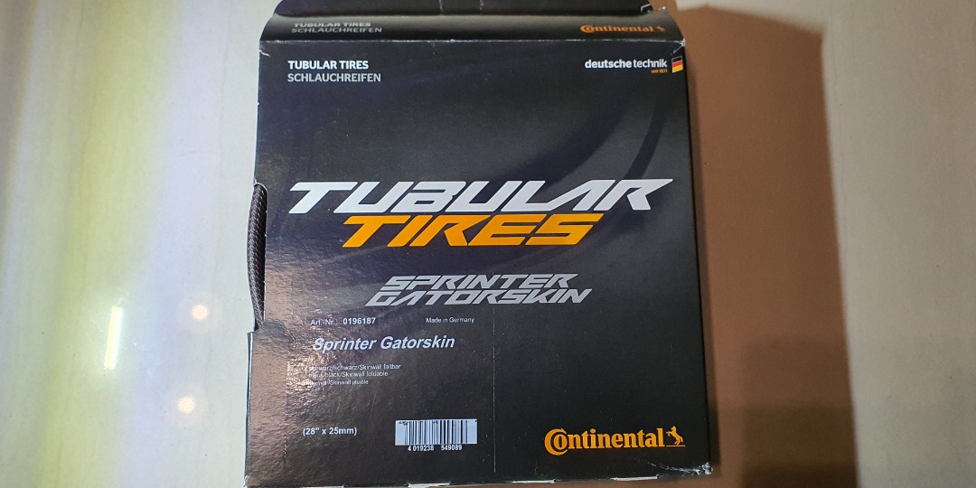 Continental sprinter gatorskin tubular 25mm, Car Accessories, Tyres ...