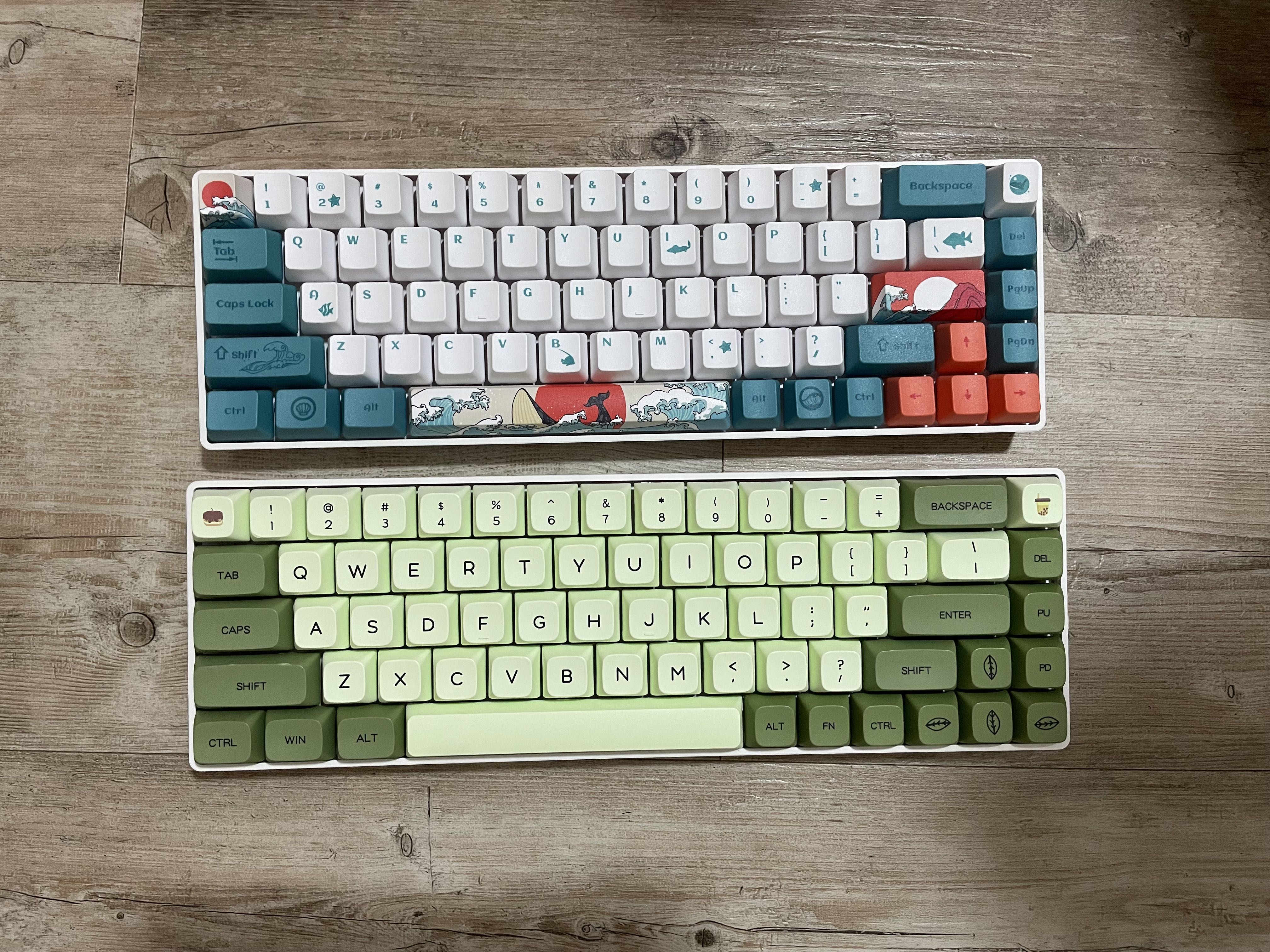 Coral Sea or Matcha Mechanical Keyboard, Computers & Tech, Parts ...