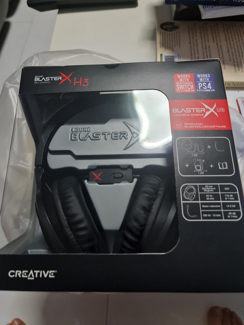 Creative Blaster X H3, Audio, Headphones & Headsets on Carousell