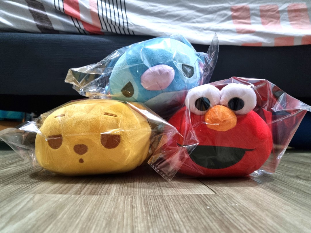 Disney Winnie the pooh, Sesame Street Elmo, Disney stitch plushie ...