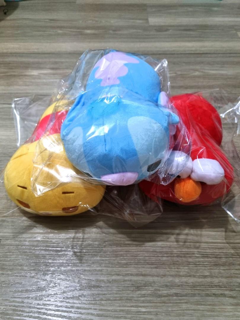 Disney Winnie the pooh, Sesame Street Elmo, Disney stitch plushie ...