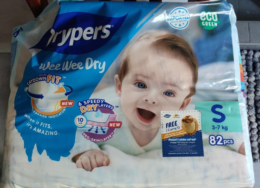 Drypers small size, Babies & Kids, Bathing & Changing, Diapers & Baby ...