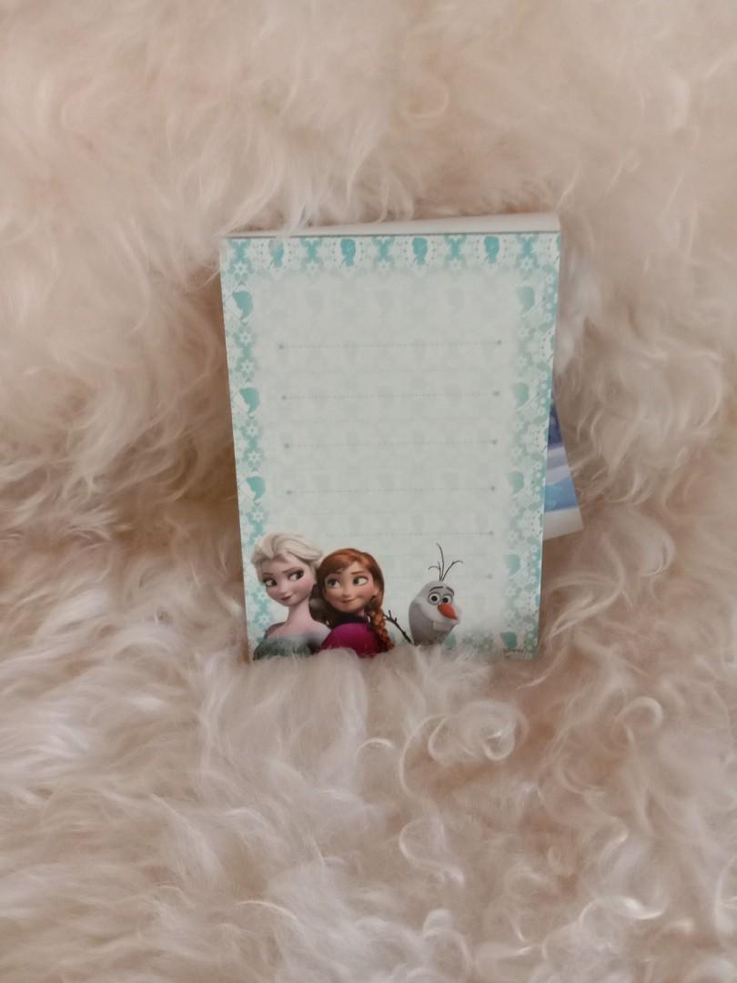 Elsa and Anna note pad, Hobbies & Toys, Stationery & Craft, Other ...