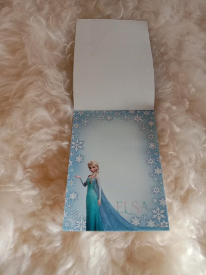 Elsa and Anna note pad, Hobbies & Toys, Stationery & Craft, Other ...
