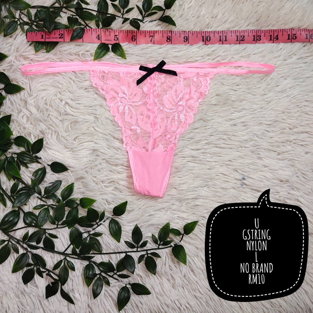 GSTRING NYLON LIGHT PINK, Women's Fashion, New Undergarments ...
