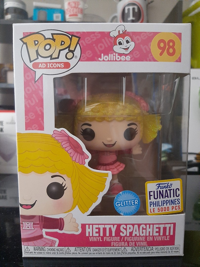 Hetty Spaghetti FFP exclusive glittered funko pop, Hobbies & Toys, Toys ...