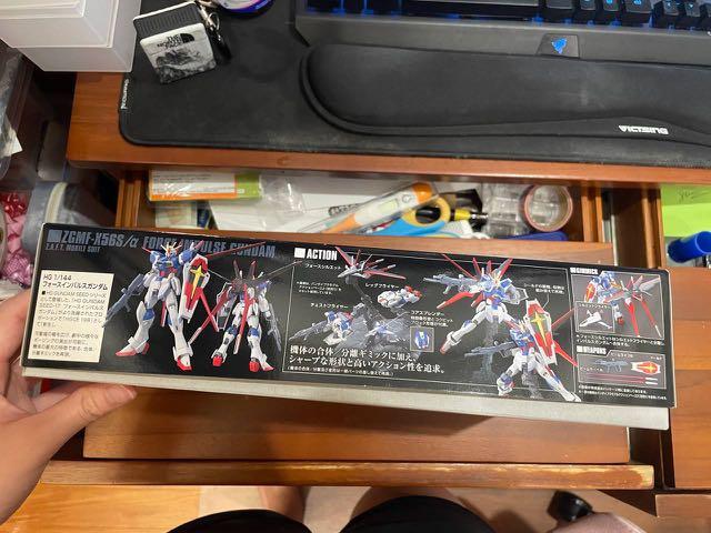 HG Force Impulse Gundam (Revive), Hobbies & Toys, Toys & Games on Carousell