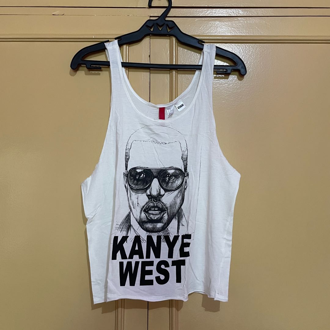 H&M Kanye West White Tank Top, Women's Fashion, Tops, Sleeveless on ...