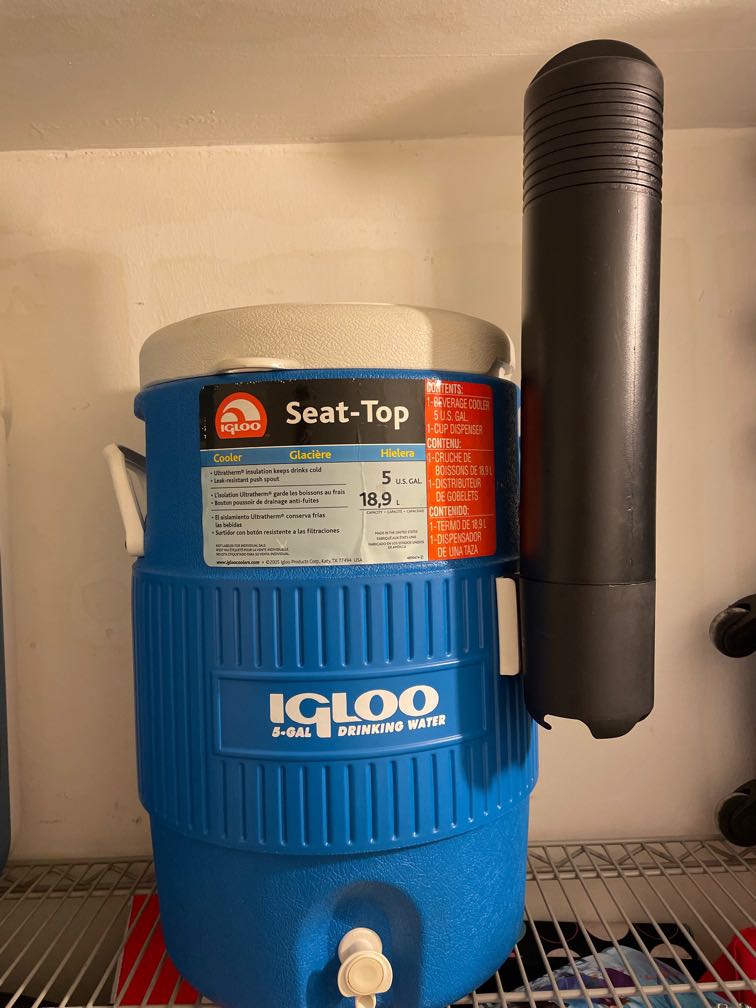 Igloo 5-Gal Drinking Water, Food & Drinks, Beverages on Carousell