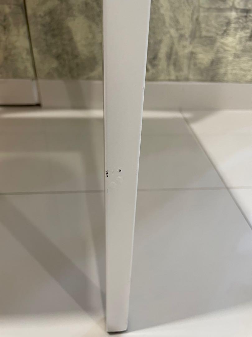 Ikea Chair White (Melltorp 15540) , Furniture & Home Living, Furniture ...