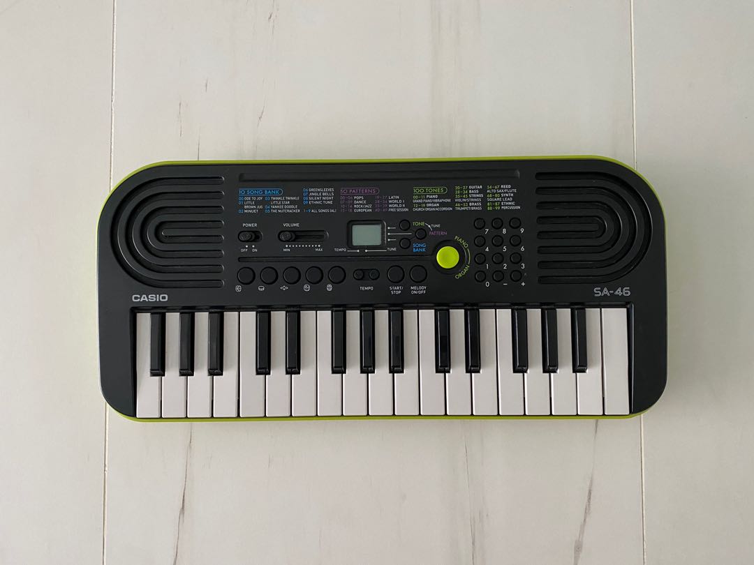 Kids Casio Mini Keyboard SA-46, Hobbies & Toys, Music & Media, Musical ...