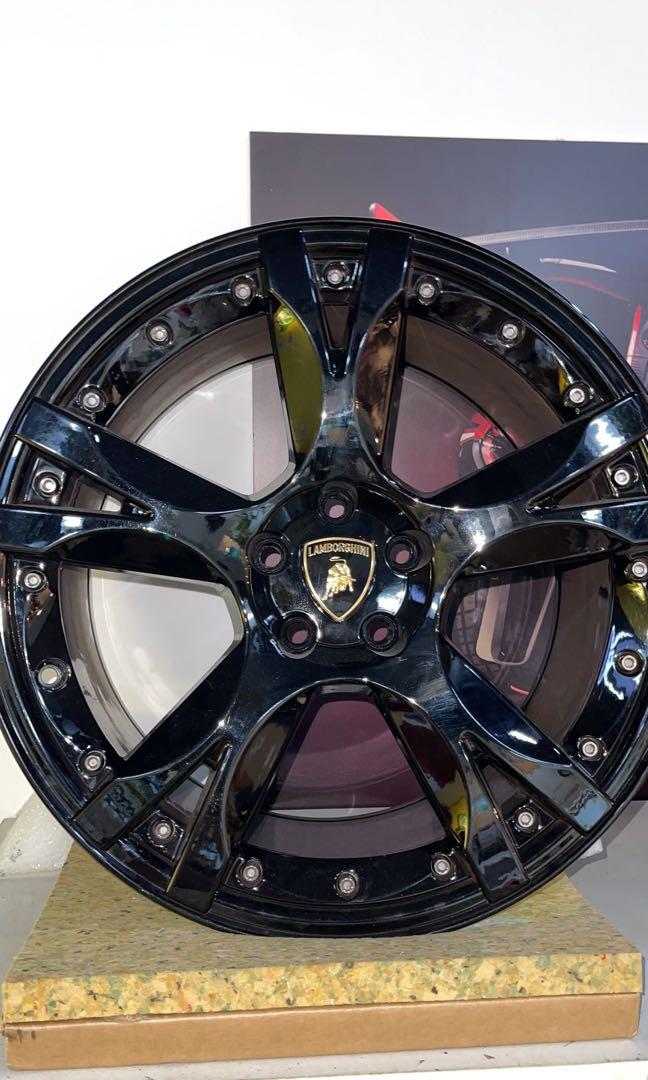 Lamborghini Gallardo stock rims, Car Accessories, Tyres & Rims on Carousell