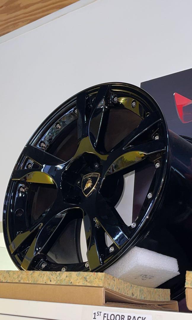 Lamborghini Gallardo stock rims, Car Accessories, Tyres & Rims on Carousell