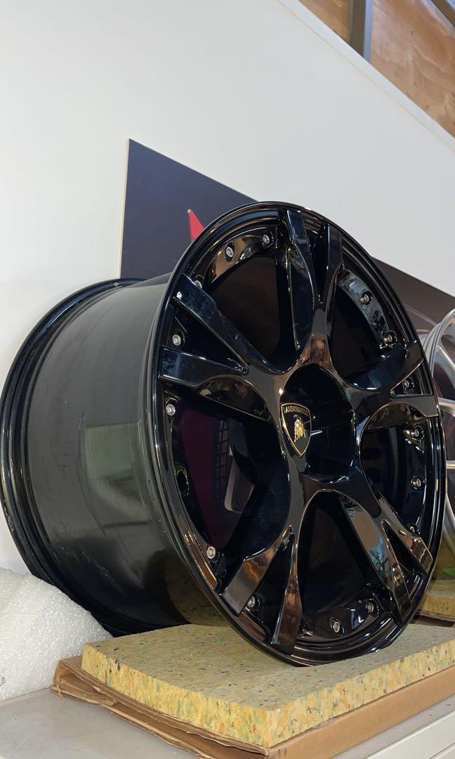 Lamborghini Gallardo stock rims, Car Accessories, Tyres & Rims on Carousell