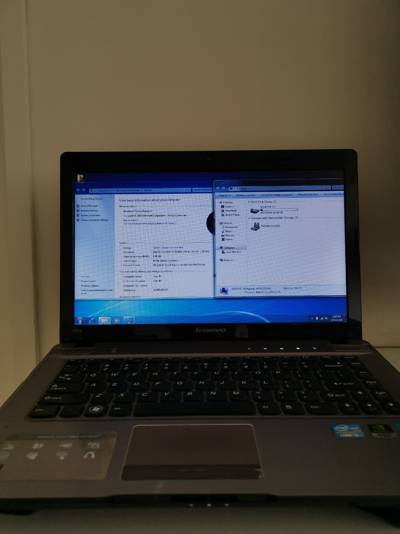 Lenovo ideapad z470 i5-2450M 8gbram 500gb hdd, Computers & Tech ...