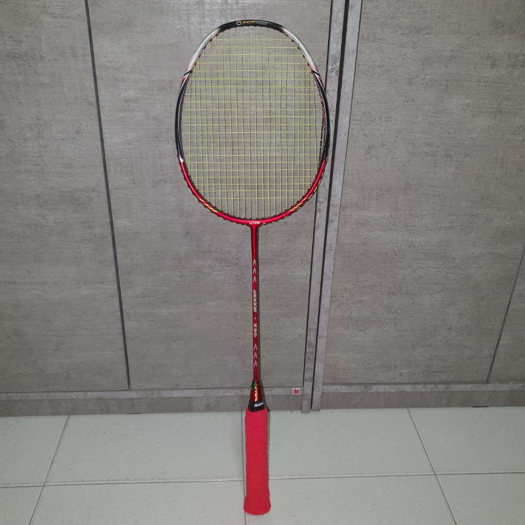 Lining N90 Badminton Racket, Sports Equipment, Sports & Games, Racket ...
