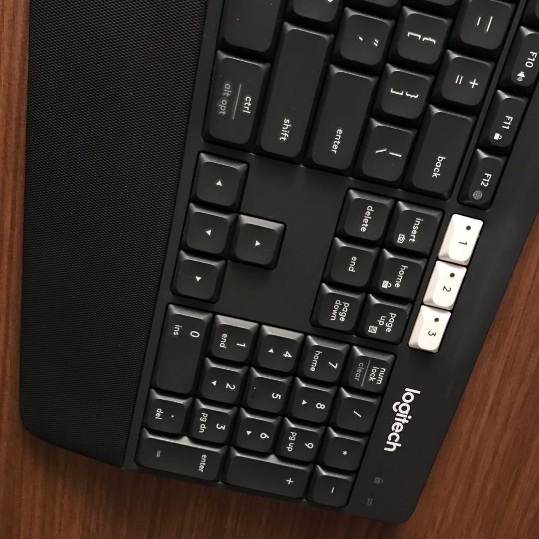 Logitech Keyboard K850 multi device bluetooth, Computers & Tech, Parts & Accessories, Computer ...