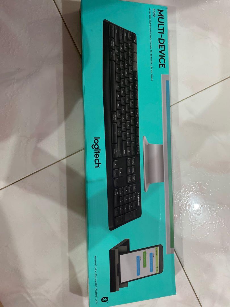 Logitech multi device keyboard K375s, Computers & Tech, Parts & Accessories, Computer Keyboard ...