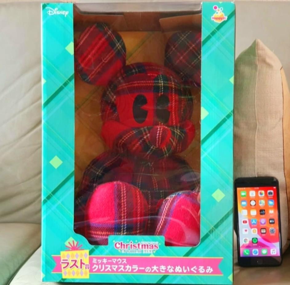 Giant Mickey Mouse Disney Plushie Happy Kuji, Hobbies & Toys, Toys ...