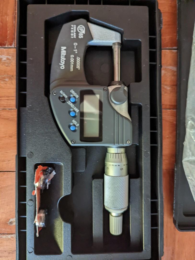 Mitutoyo digimatic micrometer + lcd vernier calipers, Furniture & Home ...