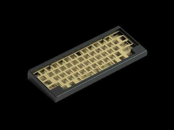 Monokei Kei Titan Grey Brass Bottom hhkb 60% mechanical keyboard r2 ...