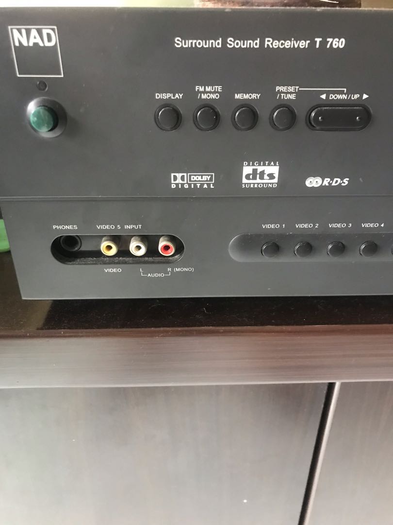 NAD T760 Receiver Amp, Audio, Soundbars, Speakers & Amplifiers on Carousell