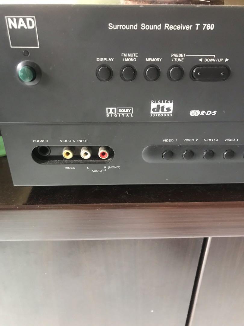 NAD T760 Receiver Amp, Audio, Soundbars, Speakers & Amplifiers on Carousell