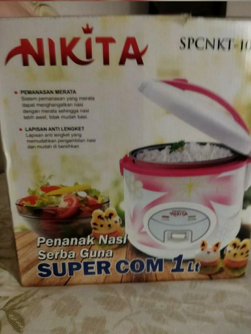 Nikita Super Com 1 rice cooker, Furniture & Home Living, Kitchenware ...